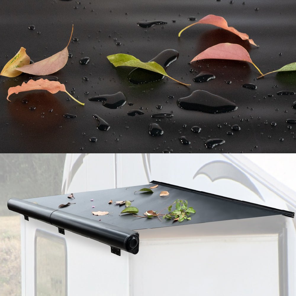AWNLUX Metal RV Slide Topper Awning - 100% Full Cover RV Slide Topper ...