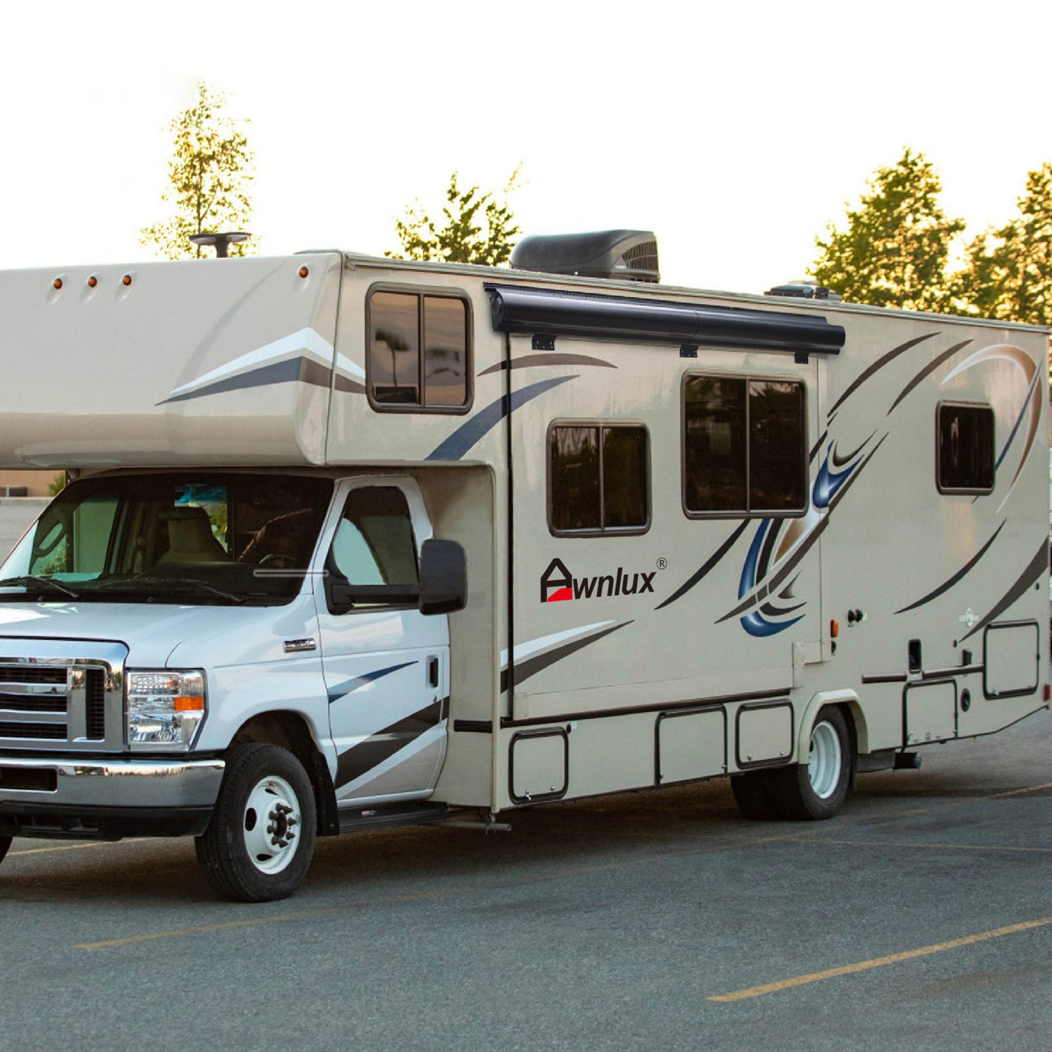 AWNLUX Metal RV Slide Topper Awning - 100% Full Cover RV Slide Topper ...