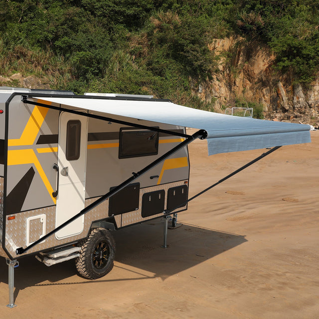 AWNLUX Manual RV Awning - RV Awning Complete Kits - 14 Size & 8 Color ...